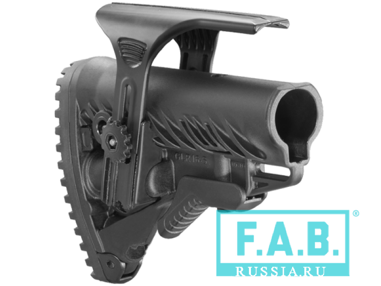 Приклад FAB Defense GLR-16 CP с подщечником купить в интернет-магазине ...